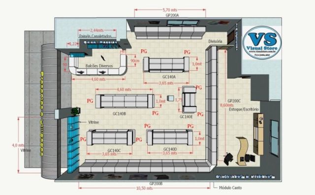Projeto de Loja de Utilidades e Presentes - Penha - São Paulo