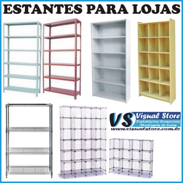 ESTANTES PARA LOJAS DE ROUPAS