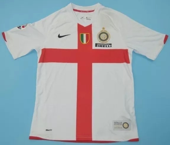 CAMISA RETRÔ INTER DE MILÃO (ITÁLIA) 2007 / 2008 - EDIÇÃO CENTENÁRIO ...