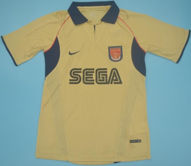 CAMISA RETRÔ ARSENAL (INGLATERRA) 2001 / 2002 - UNIFORME 2 por R$169,99