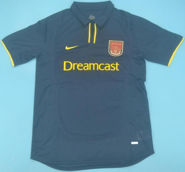 CAMISA RETRÔ ARSENAL (INGLATERRA) 2000 / 2002 - UNIFORME 3 por R$169,99