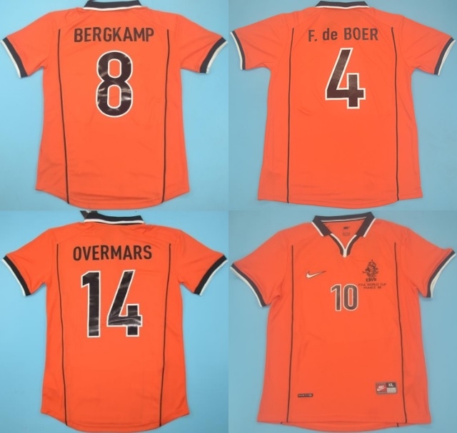 CAMISA RETRÔ HOLANDA 1998 - UNIFORME 1 por R$169,99