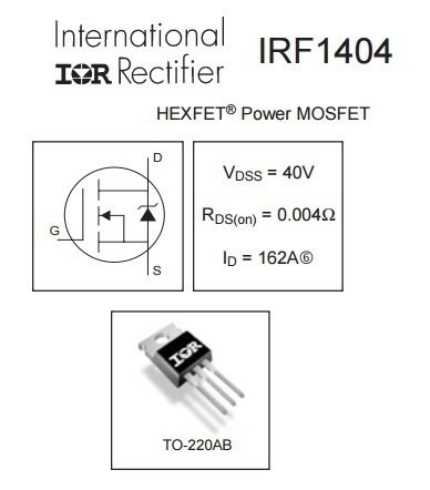 MOSFET IRF1404