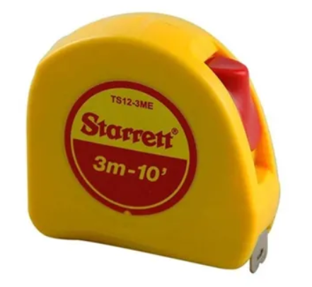 Trena Metálica Starrett 3 metros